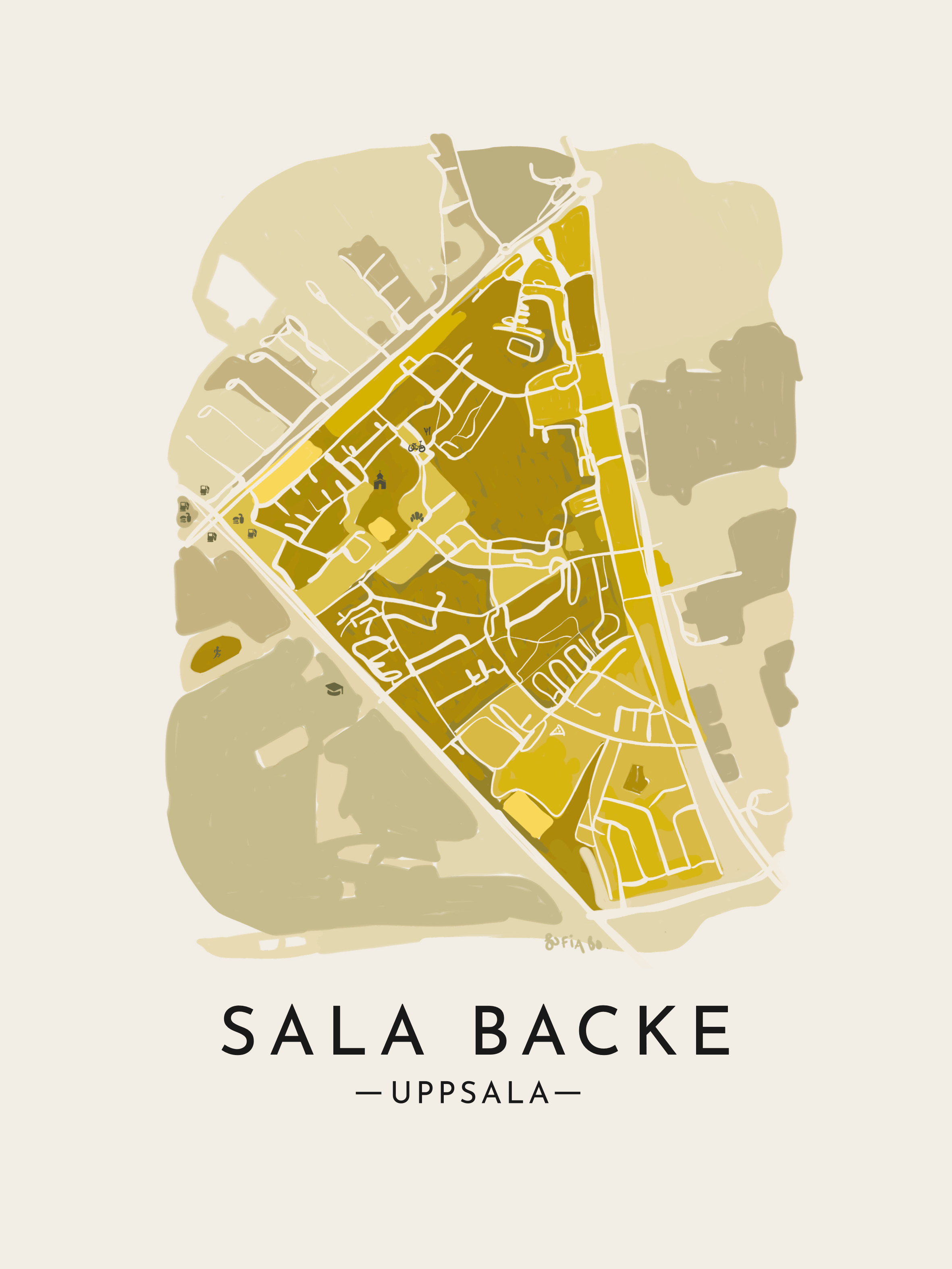 Sala backe Poster - Zeitgeist Art