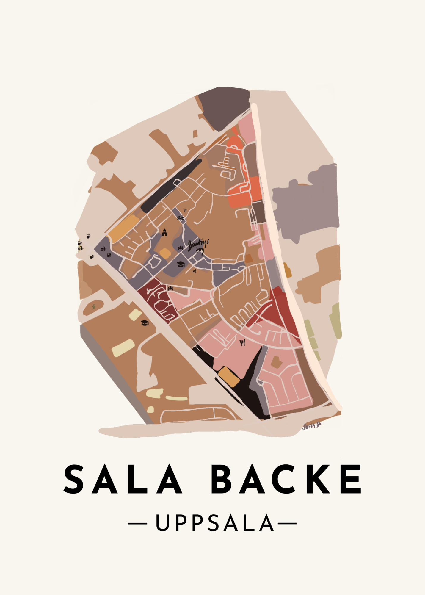 Sala Backe Poster - Zeitgeist Art